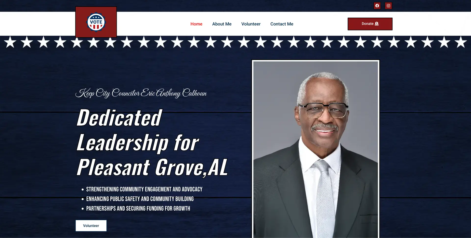 Keep City Councilor Eric Anthony Calhoun | Pleasant Grove,AL